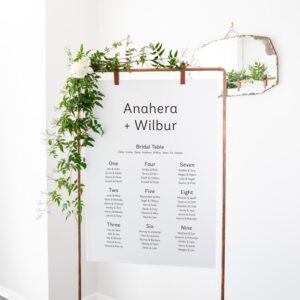 Modern and Elegant Seating Plan - Be My Guest Design